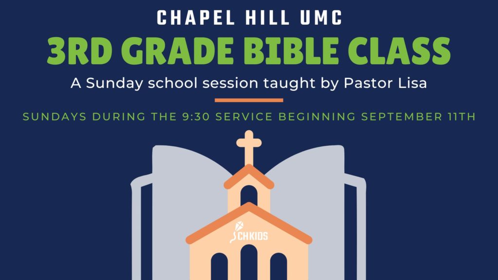 CHILDREN'S MINISTRY - Chapel Hill United Methodist Church